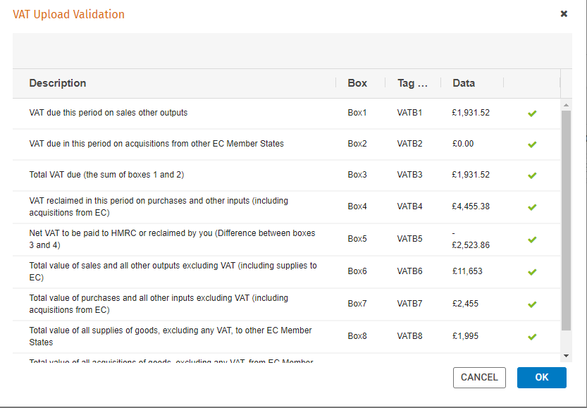 CCH OneClick : MTD for VAT - FAQs
