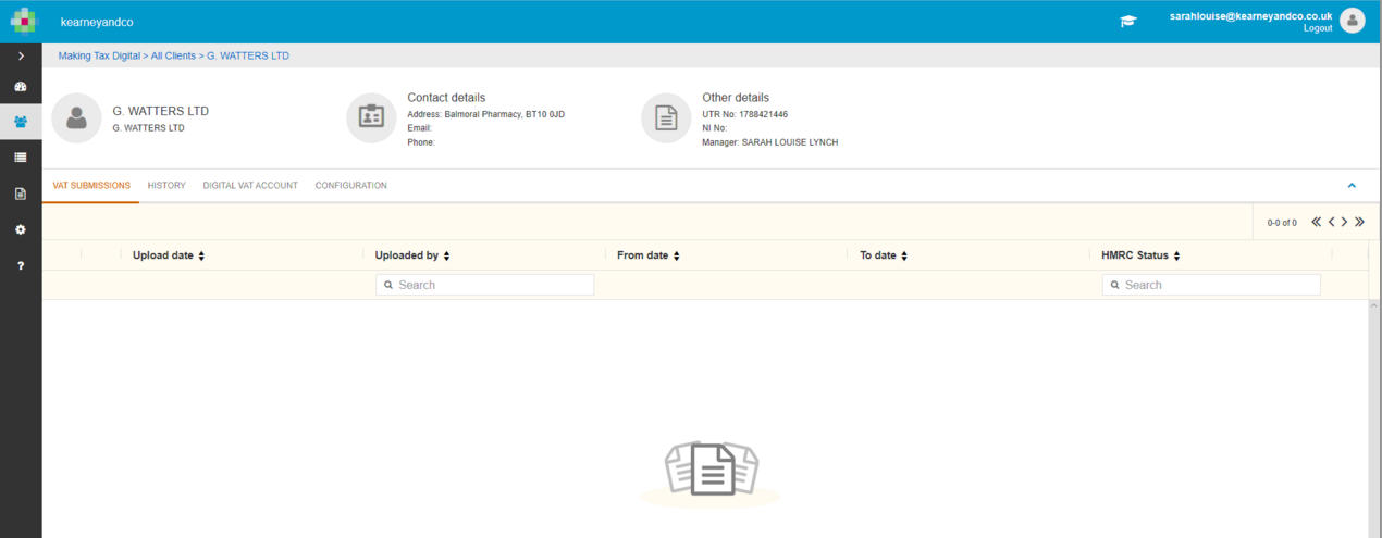 CCH OneClick : MTD for VAT - FAQs