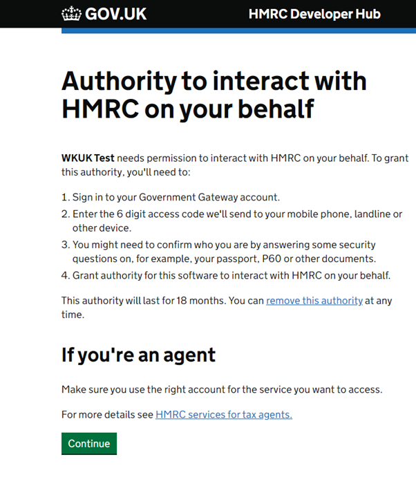 CCH OneClick : MTD for VAT - FAQs