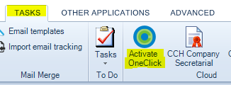 CCH OneClick : How do I activate a limited company to use OneClick?
