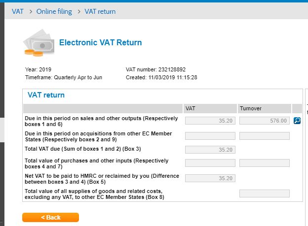 Twinfield : MTD Flexible Return Dates