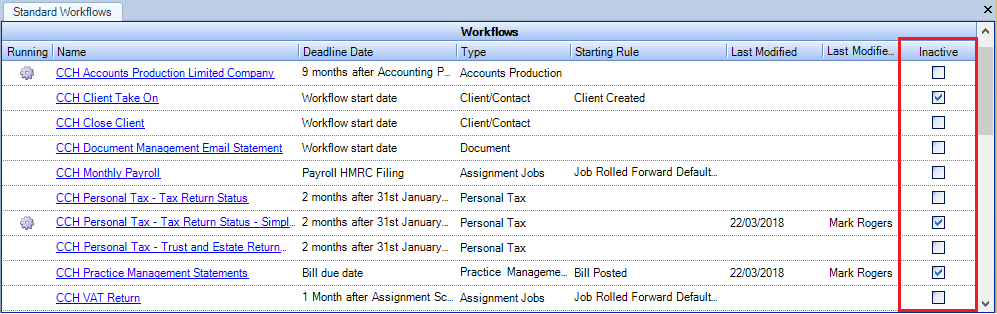 CCH Practice Management : Workflow to automatically email statements