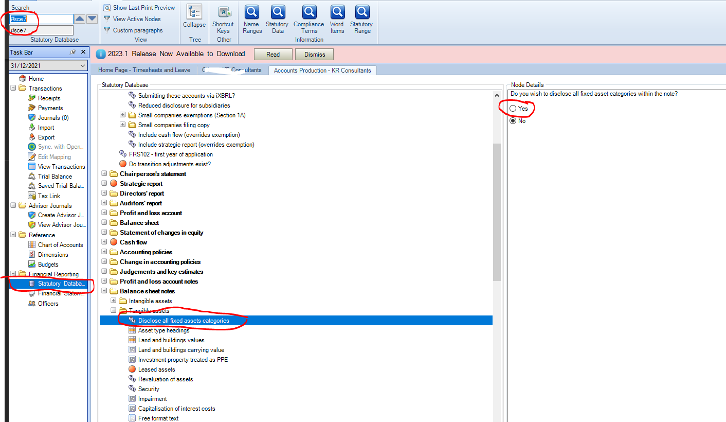 CCH Accounts Production: How do I show all fixed asset categories in ...
