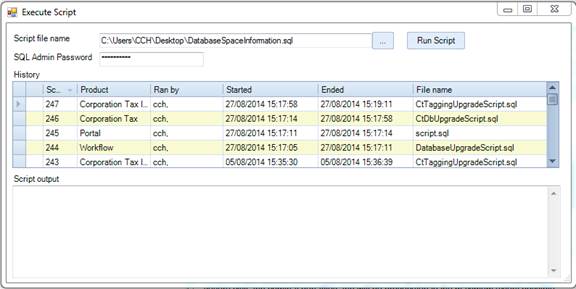 CCH Central : Technical Database - How do I find out about the size of ...