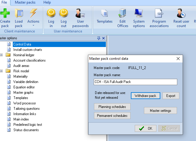 CCH Audit Automation : How do you update the charge out rate tables?
