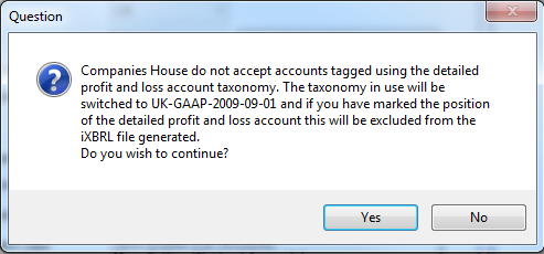 CCH iXBRL Review & Tag : How do I correct the message displayed ...