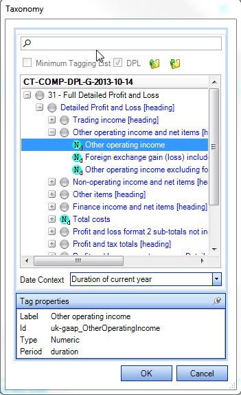CCH Corporation Tax : Tagging - Tagging the Detailed Profit and Loss in ...