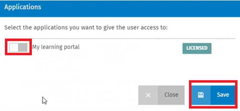 My Learning Portal – for Admin users: How to give access to My Learning ...