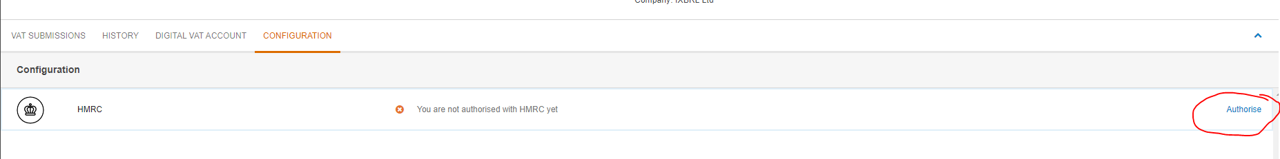 CCH OneClick : MTD for VAT - FAQs